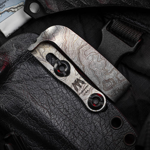 Slotted Ti Clip Reverse TAD Edition | Triple Aught Design